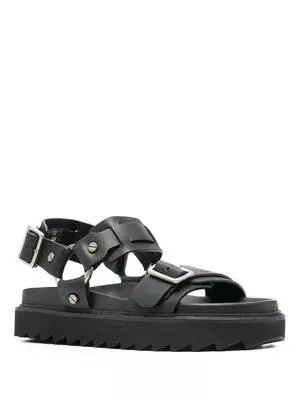 Acne Studios Buckle-fastening Leather Sandals