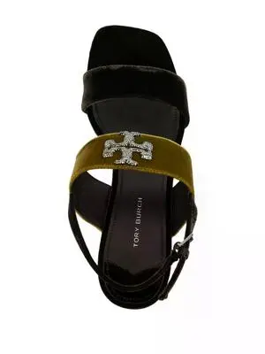 Tory Burch Logo-appliqué Leather Sandals