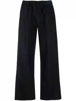 Aspesi Poplin Wide-leg Trousers