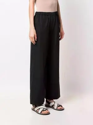 Aspesi Poplin Wide-leg Trousers