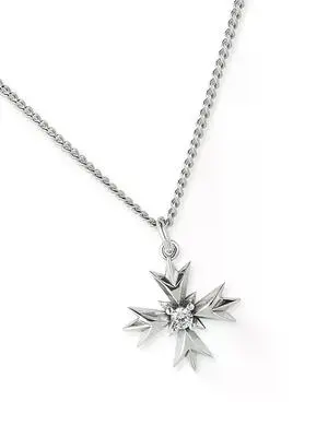 Emanuele Bicocchi Crest Sterling Necklace - Silver