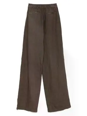 FAY Linen Trousers - Brown