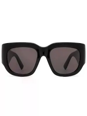 Gucci Interlocking G Oversize-frame Sunglasses - Black