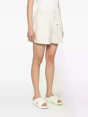 Moncler Logo-appliqué Poplin Shorts