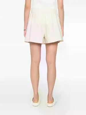 Moncler Logo-appliqué Poplin Shorts