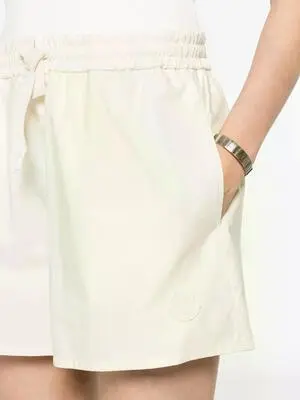 Moncler Logo-appliqué Poplin Shorts