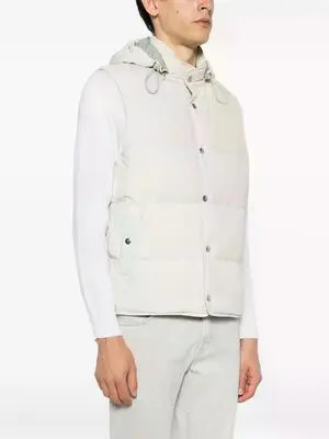Eleventy Hooded Padded Gilet