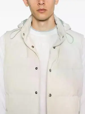 Eleventy Hooded Padded Gilet
