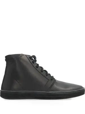 VOLTA Leather Desert Boots - Black
