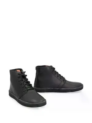 VOLTA Leather Desert Boots - Black