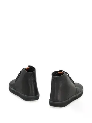 VOLTA Leather Desert Boots - Black