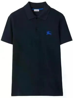 Burberry Ekd Cotton Polo Shirt - Blue