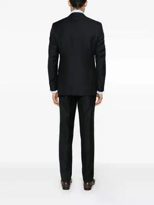Canali Single-breasted Wool Suit - Blue