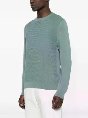 Canali Basket-weave Sweater