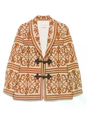 Valentino Garavani Jacquard Jacket - Brown