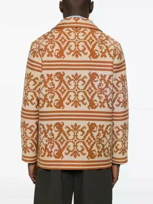 Valentino Garavani Jacquard Jacket - Brown