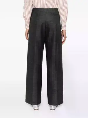 FORTE_FORTE Herringbone Wool Tailored Trousers