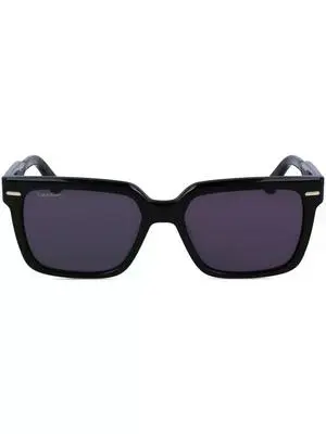Calvin Klein Wayfarer Frame Sunglasses - Black