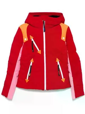 Rossignol Panelled Down-feather Jacket - Red