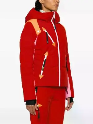 Rossignol Panelled Down-feather Jacket - Red