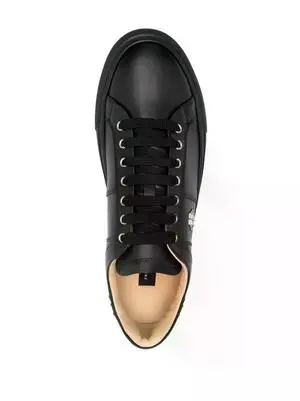 Philipp Plein Logo-plaque Leather Sneakers