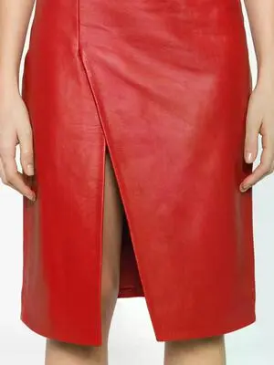 Loulou De Saison Ekare Leather Skirt