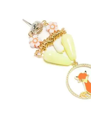 AMIR SLAMA Cat Motif Drop Earrings
