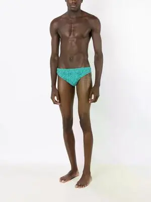 AMIR SLAMA Crochet-knit Swimming Trunks