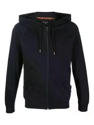 Paul Smith Cotton Zip-up Hoodie With Rainbow Motif