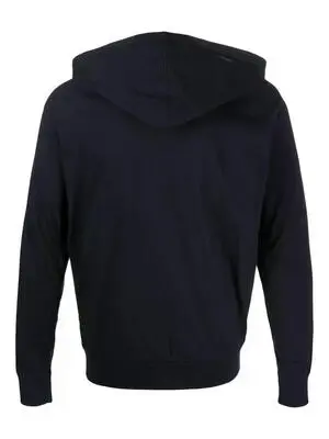 Paul Smith Cotton Zip-up Hoodie With Rainbow Motif