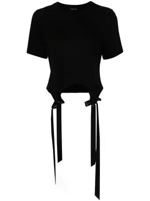 Simone Rocha Bow-detail Cotton Dress - Black