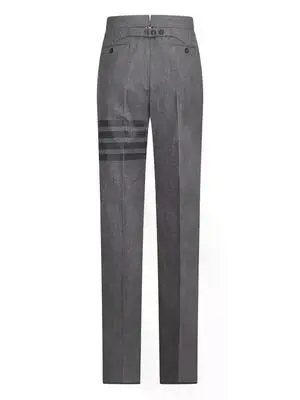 Thom Browne Tonal 4-bar Flannel Trousers