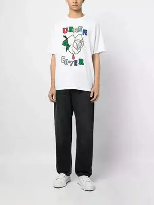 Undercover Rose Cotton T-shirt