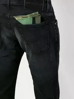 Jacob Cohen Low-rise Straight-leg Jeans - Blue
