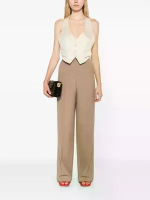 Fendi Grain-de-poudre Wool Trousers