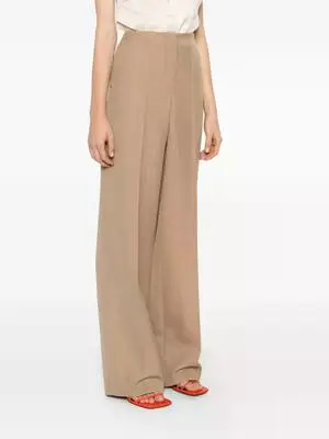 Fendi Grain-de-poudre Wool Trousers