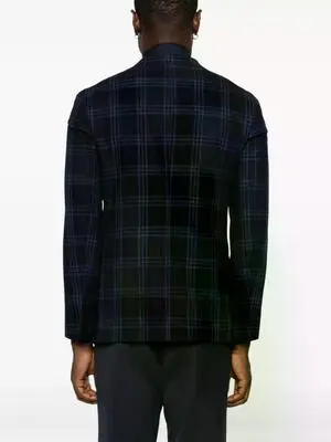 Eleventy Checkered Blazer