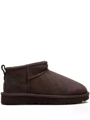 UGG Classic Ultra Mini Suede Boots - Brown