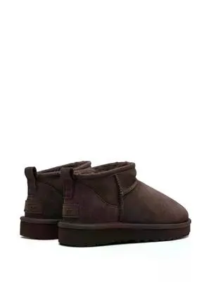 UGG Classic Ultra Mini Suede Boots - Brown
