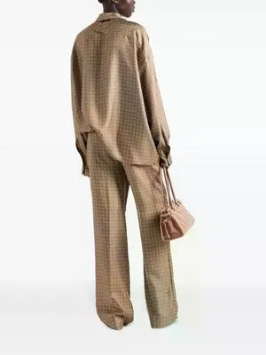 Prada High-waist Twill Pants
