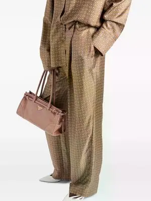 Prada High-waist Twill Pants