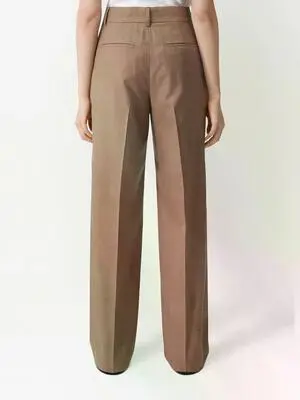 Burberry Wide-leg Wool Trousers