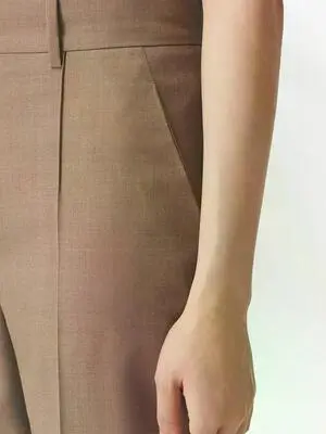 Burberry Wide-leg Wool Trousers