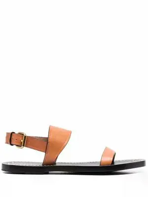 Isabel Marant Étoile Studded Leather Sandals - Brown