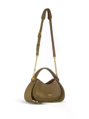 Balmain Jolie Madame Suede Tote Bag - Brown