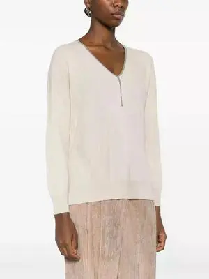 Brunello Cucinelli English-rib Cashmere Sweater