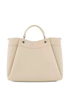 Armani Exchange Pleat-detail Tote Bag