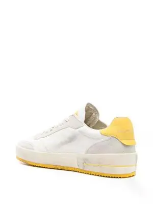 Philippe Model Nice Leather Sneakers - White