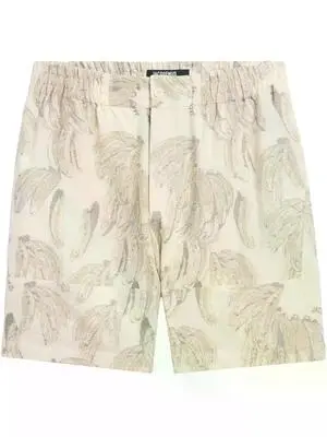 Jacquemus Patterned Jacquard Shorts