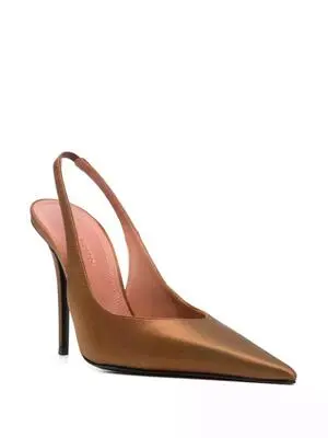Amina Muaddi 105mm Anok Slingback Pumps